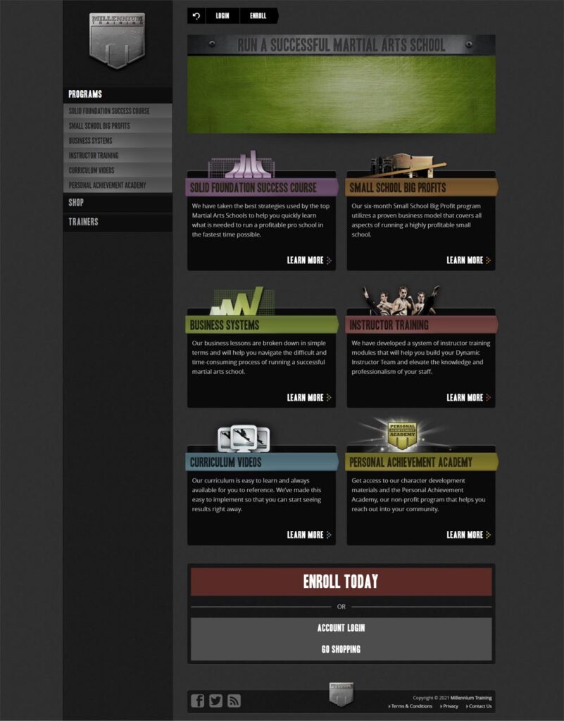 Millenium Training -Portfolio | CodeDesign