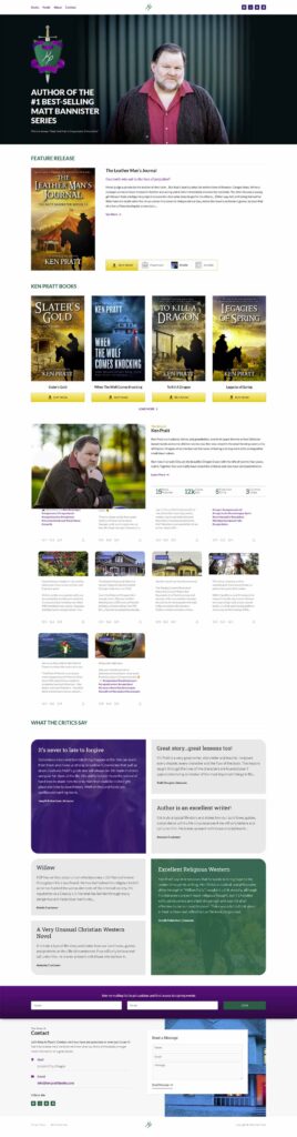 Ken Pratt Books - Portfolio | CodeDesign